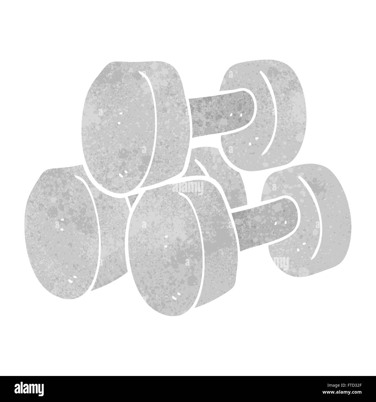 Dumbbells doodle drawing hi-res stock photography and images - Alamy