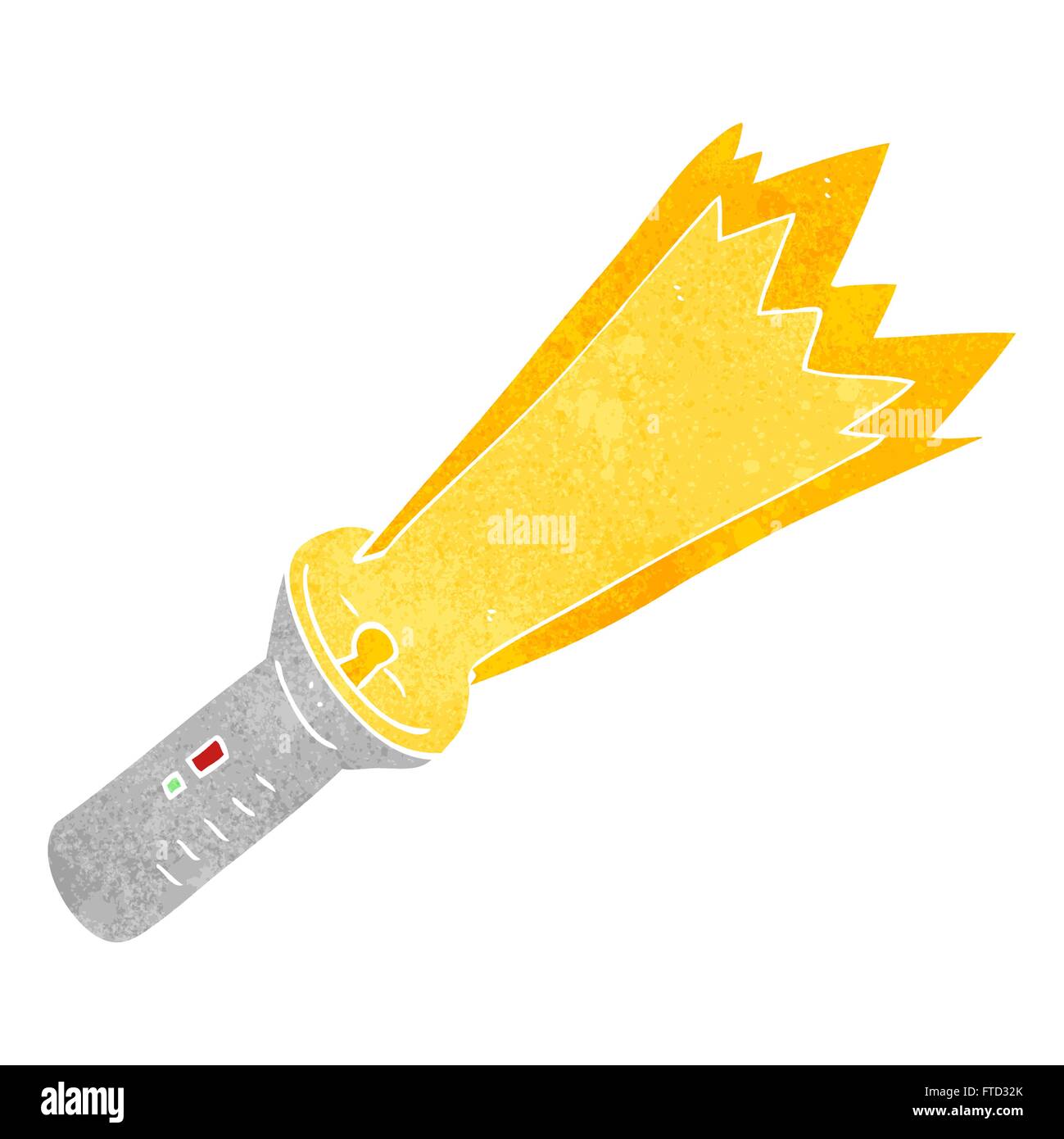 freehand retro cartoon torch Stock Vector Image & Art - Alamy