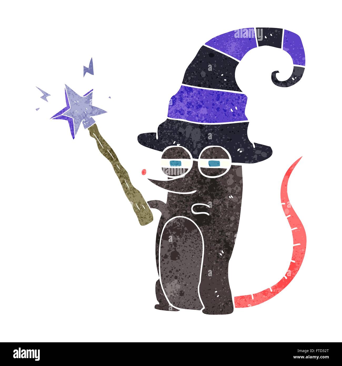 Cartoon illustration cute mouse wizard hi-res stock photography and ...