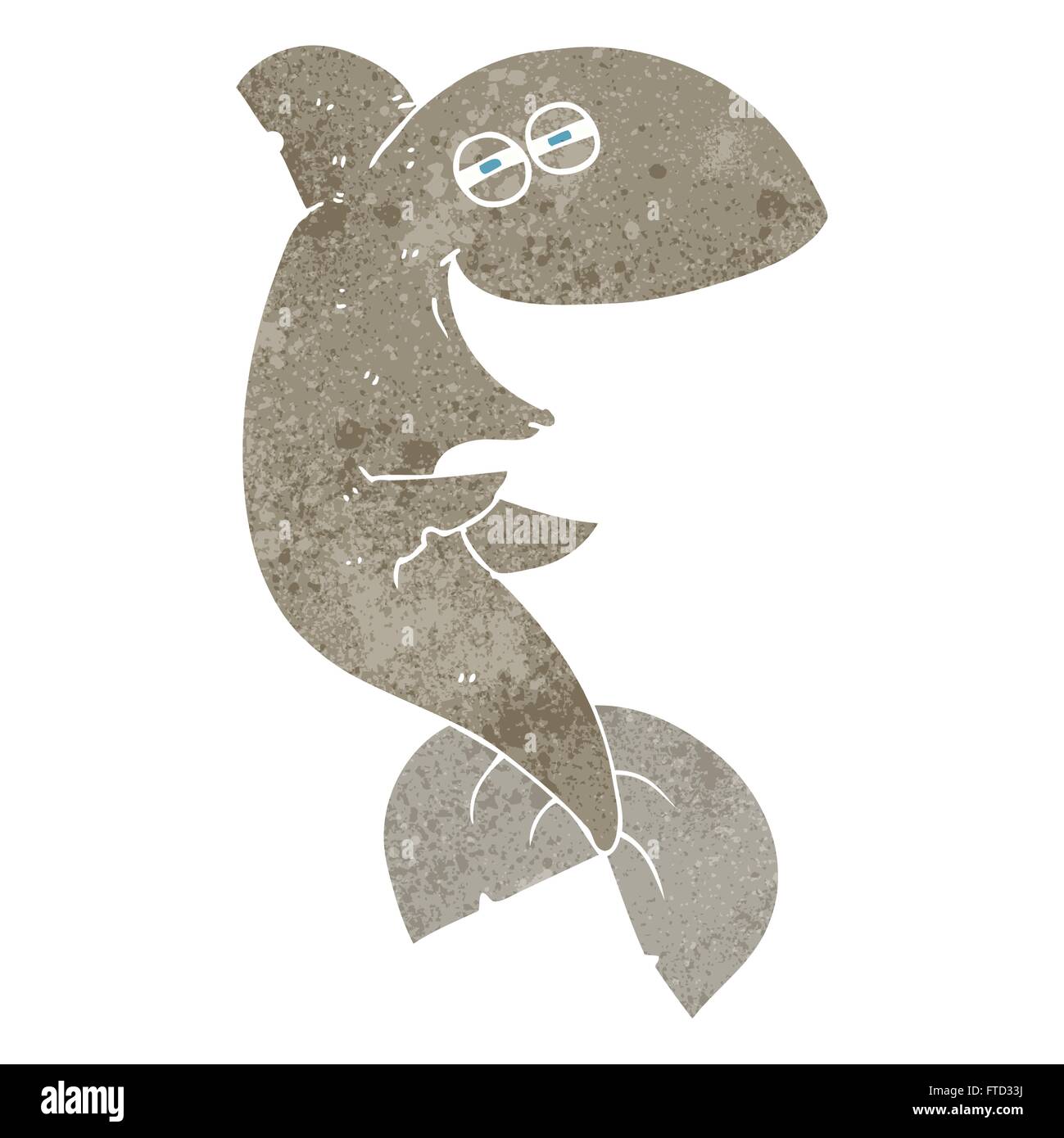 Freehand drawn cartoon shark Stock Vector Images - Alamy
