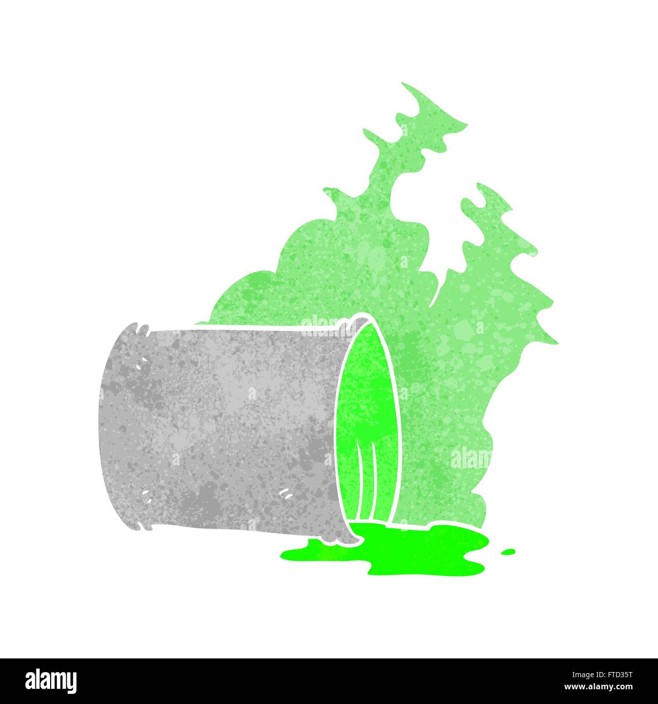 Freehand drawn cartoon spilled chemicals hi-res stock photography and ...