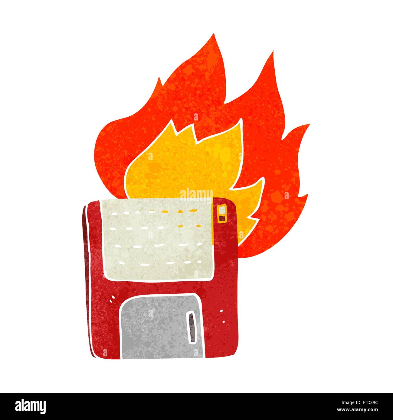 Freehand drawn cartoon old computer hi-res stock photography and images ...