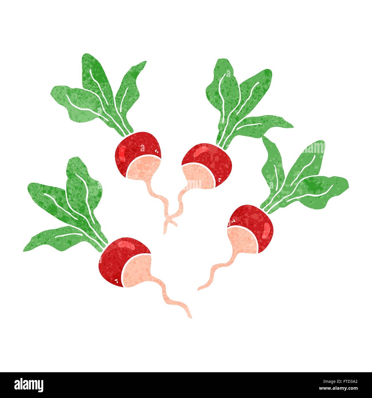 Retro clipart vegetables hi-res stock photography and images - Alamy