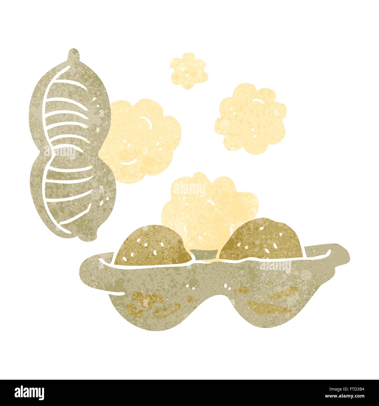 freehand drawn retro cartoon peanuts Stock Vector Image & Art - Alamy