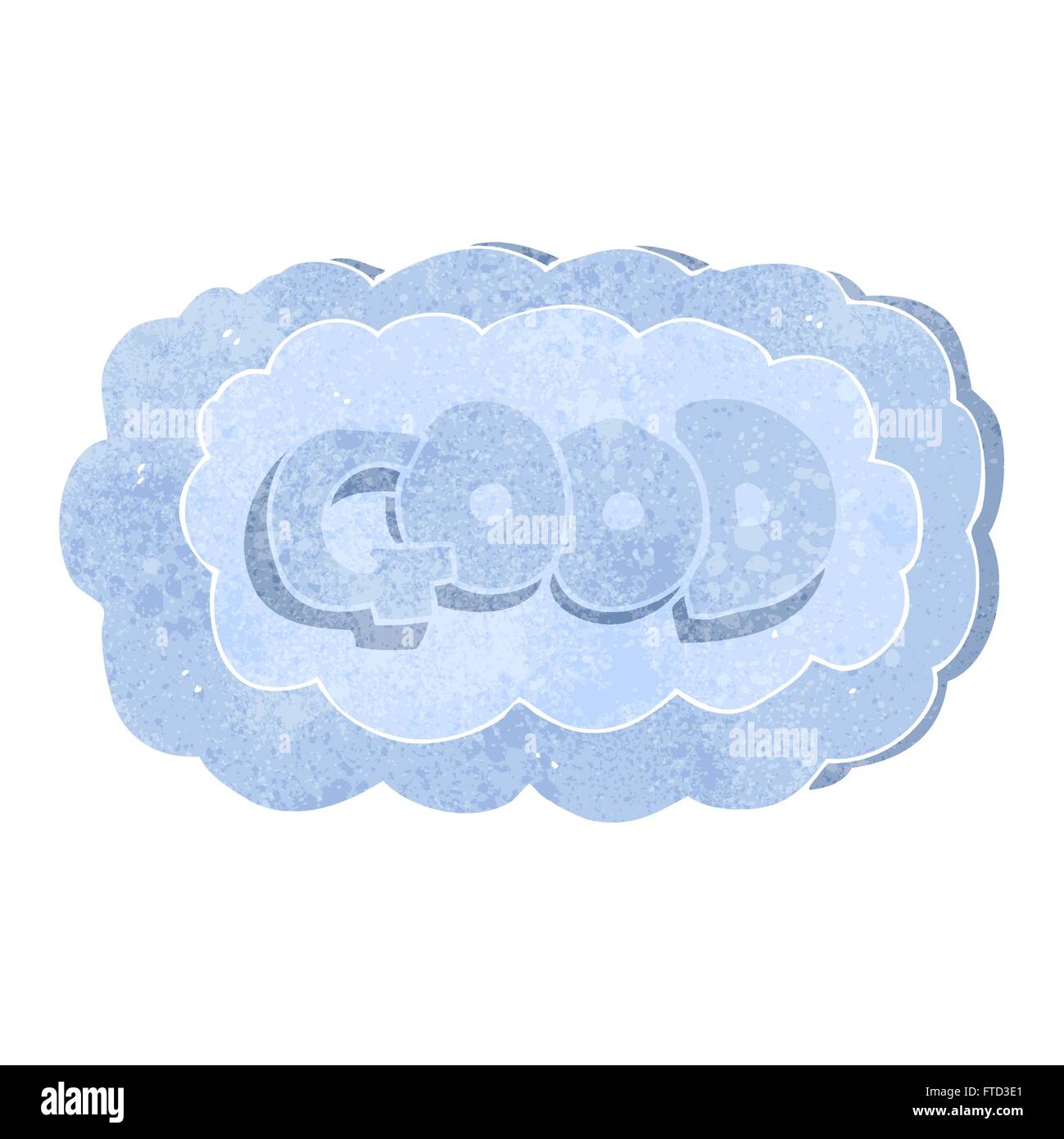 freehand drawn retro cartoon Good symbol Stock Vector Image & Art - Alamy