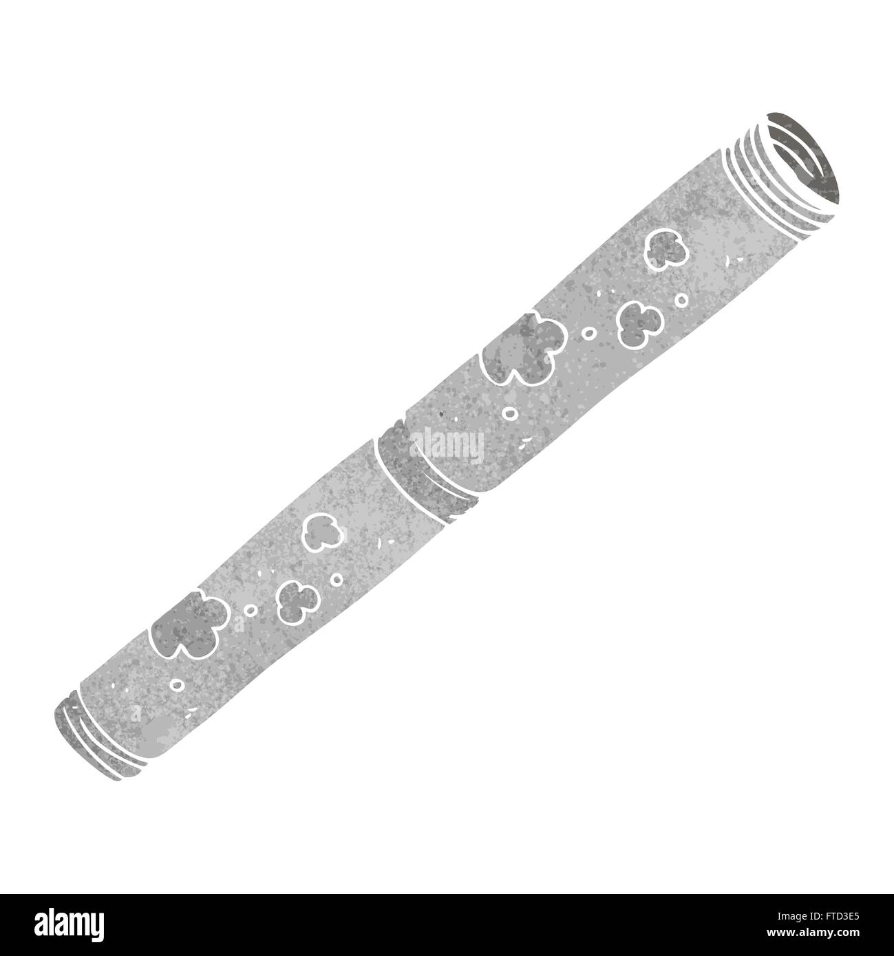 freehand drawn retro cartoon old pipe Stock Vector Image & Art - Alamy