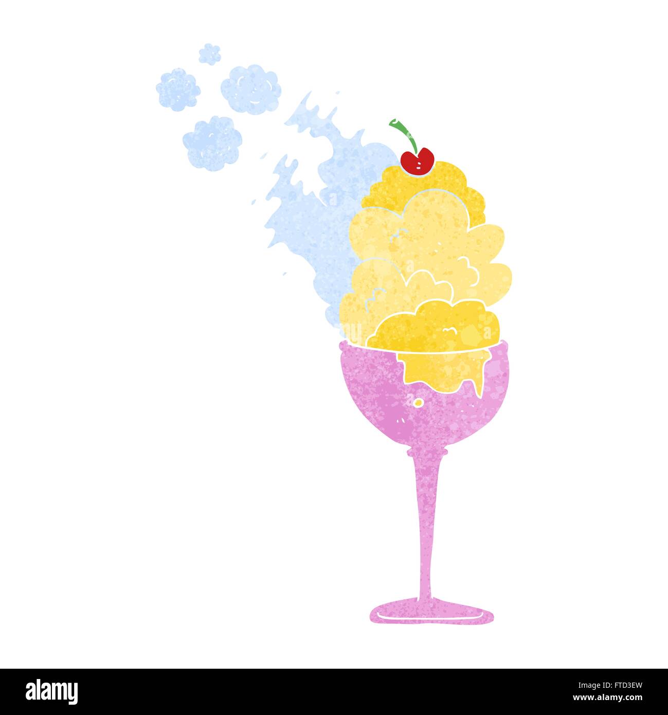 Freezing ice cream Stock Vector Images - Alamy