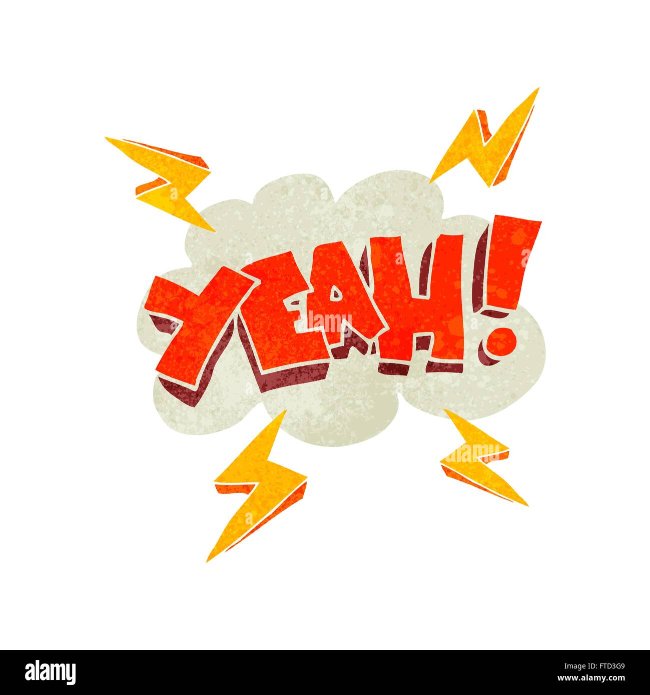 Cartoon yeah shout hi-res stock photography and images - Alamy