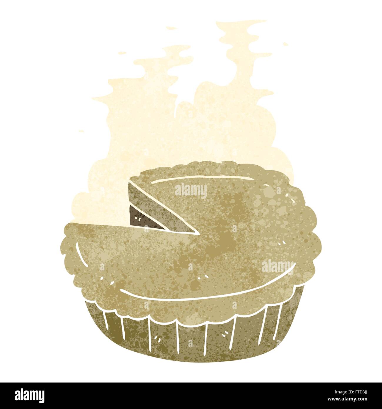 freehand drawn retro cartoon pie Stock Vector Image & Art - Alamy