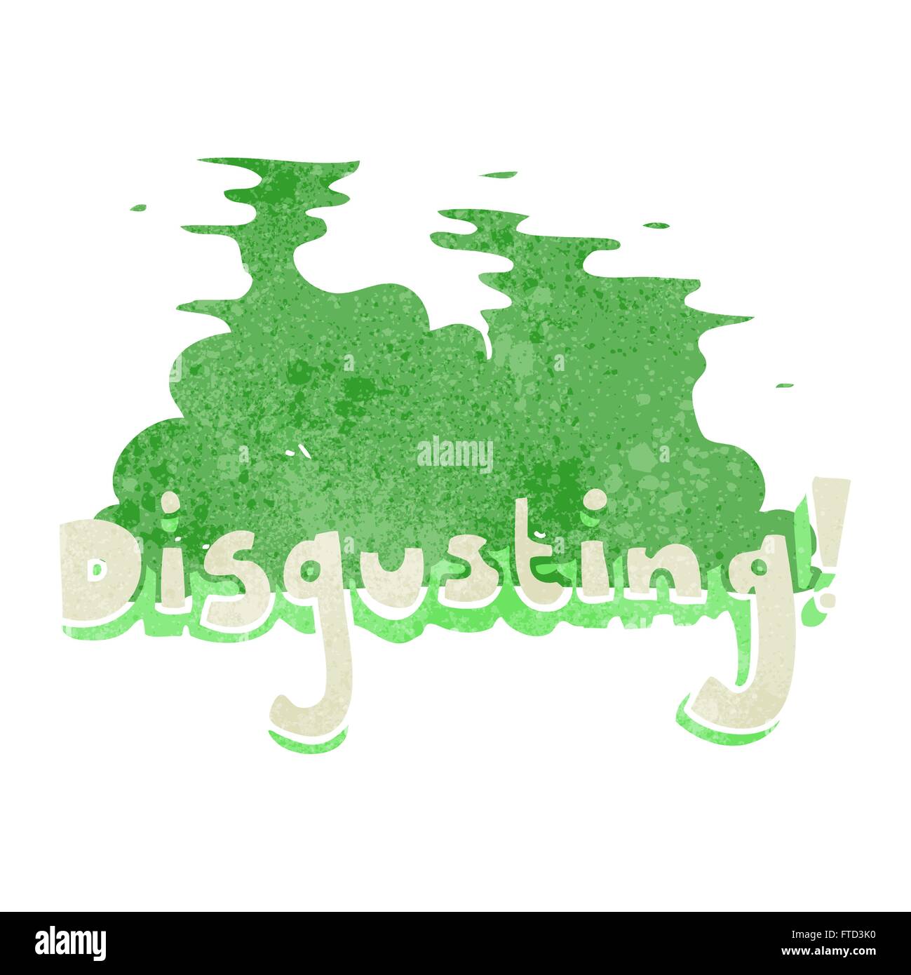 disgusting freehand drawn retro cartoon Stock Vector Image & Art - Alamy