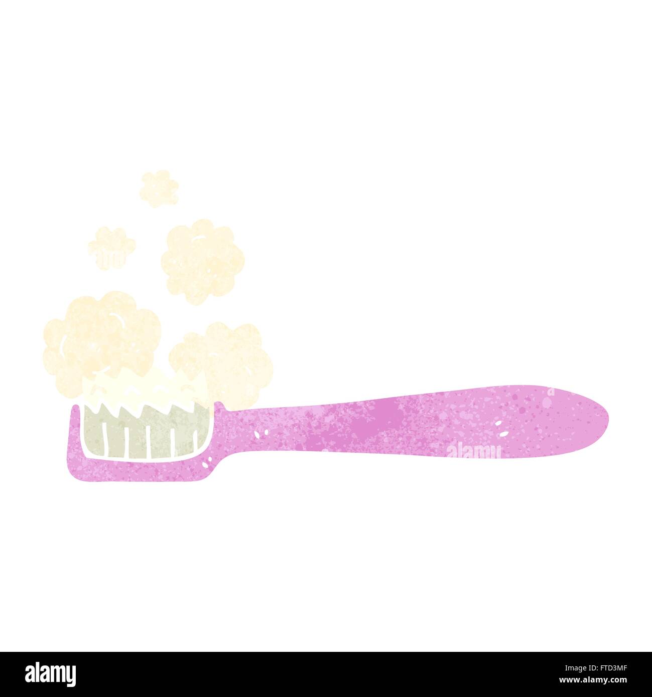 Freehand drawn retro cartoon toothbrush hi-res stock photography and ...