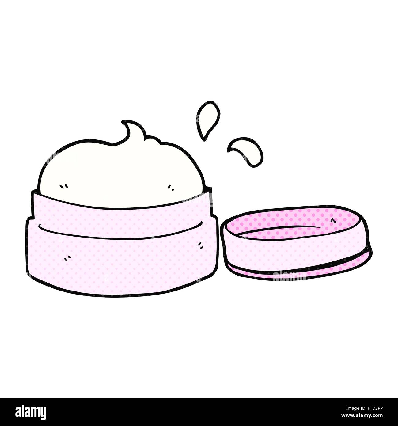 freehand drawn cartoon face cream Stock Vector Image & Art - Alamy