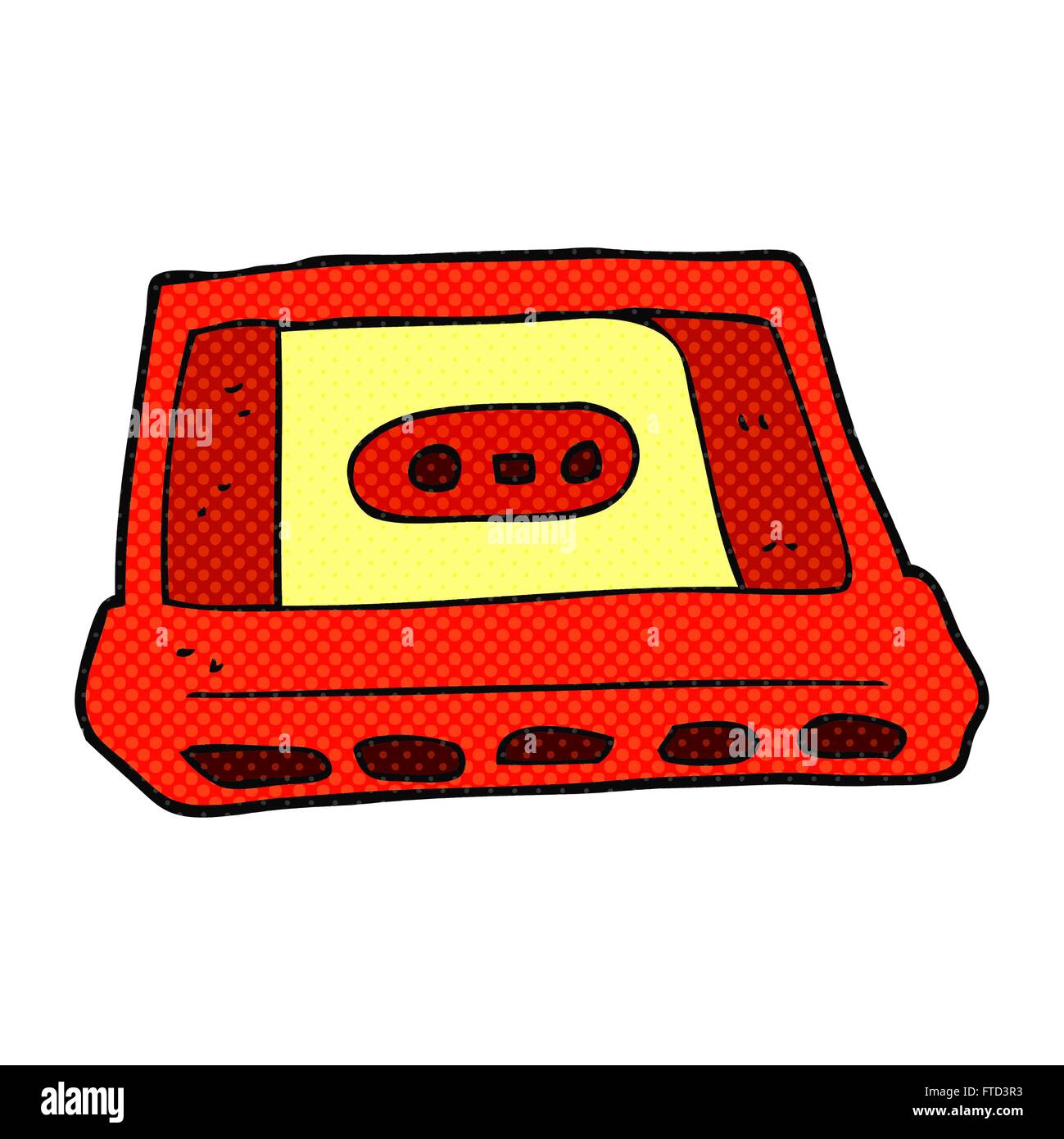 freehand drawn cartoon cassette tape Stock Vector Image & Art - Alamy