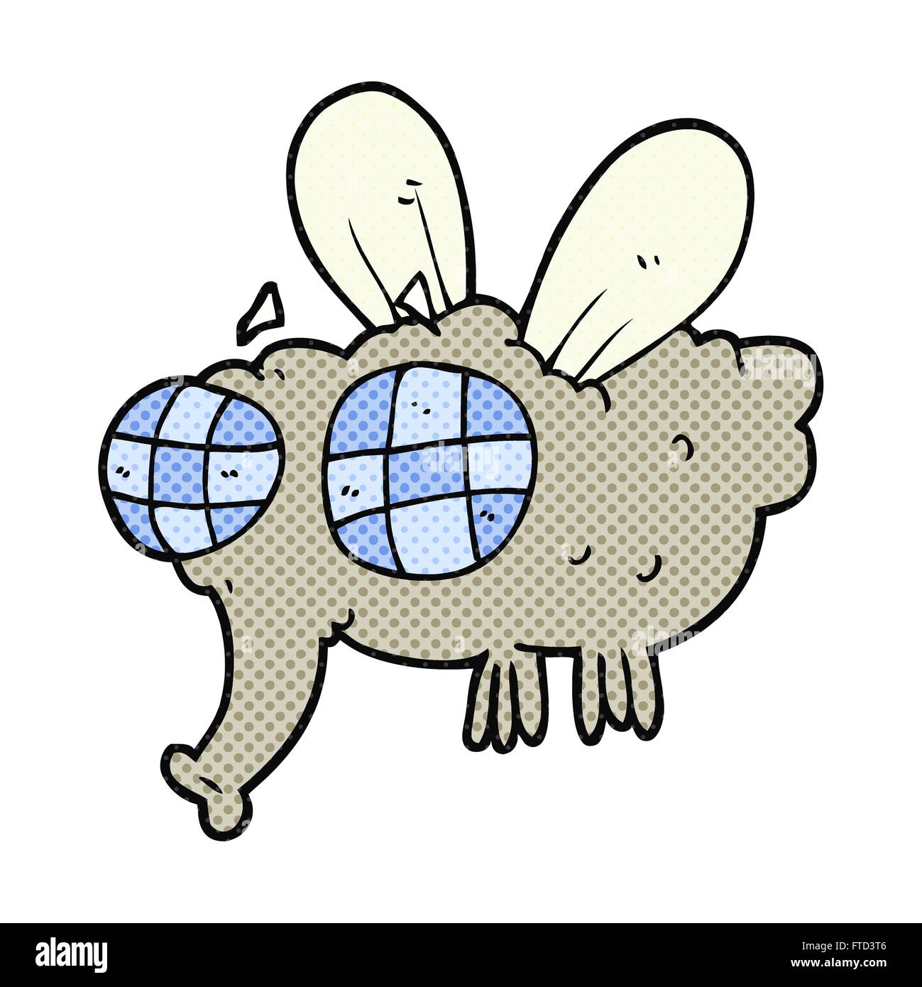 freehand drawn cartoon fly Stock Vector Image & Art - Alamy