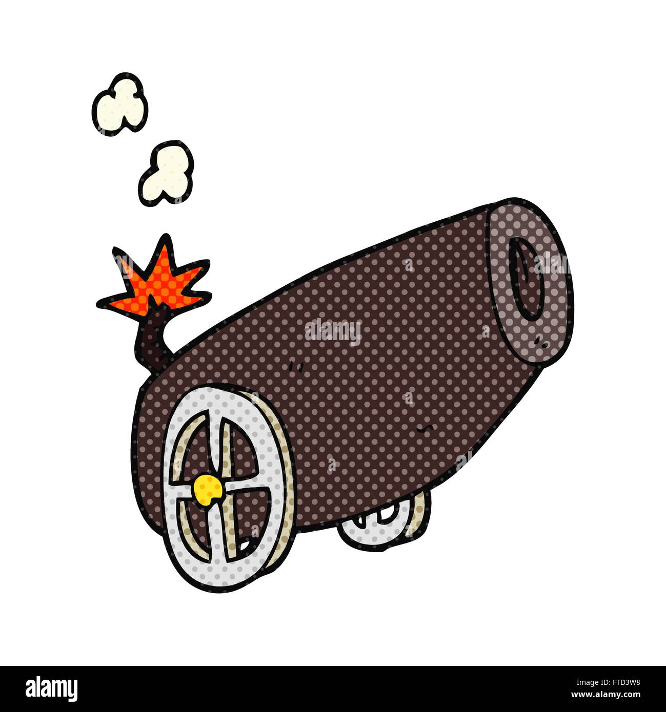 freehand drawn cartoon cannon Stock Vector Image & Art - Alamy