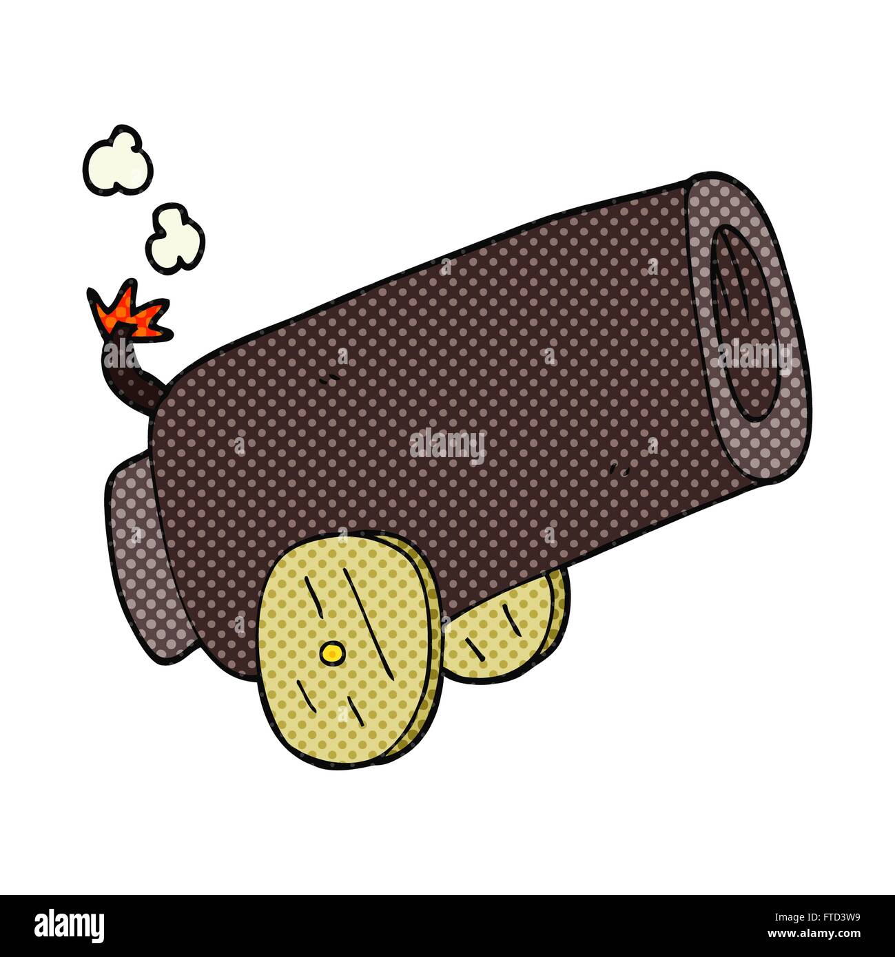 freehand drawn cartoon cannon Stock Vector Image & Art - Alamy