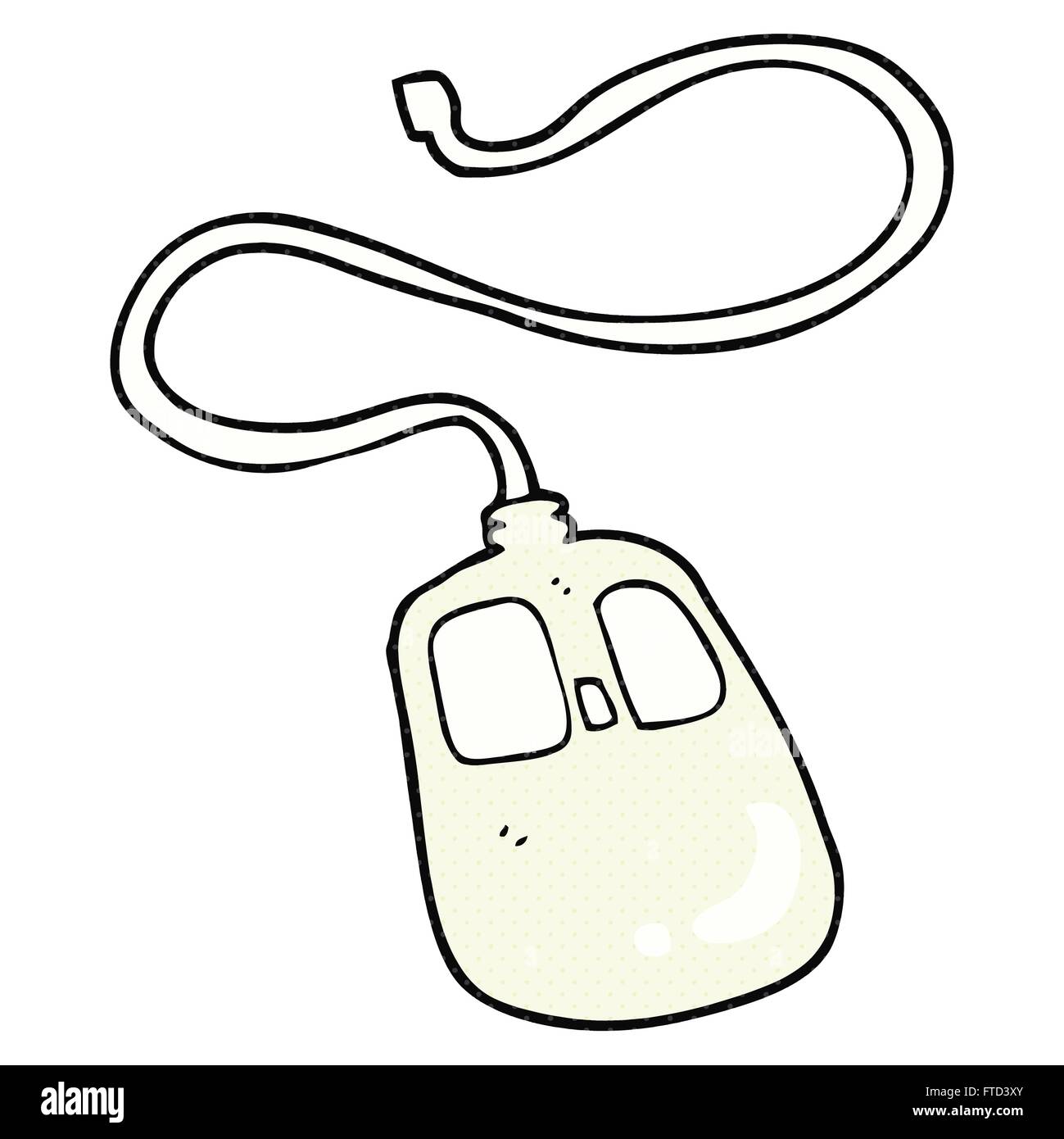 freehand drawn cartoon computer mouse Stock Vector Image & Art - Alamy