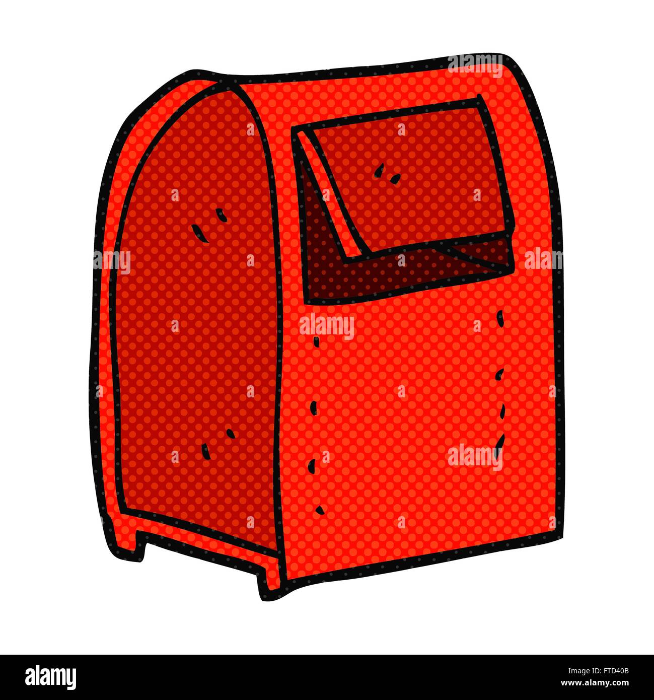 freehand drawn cartoon mailbox Stock Vector Image & Art - Alamy