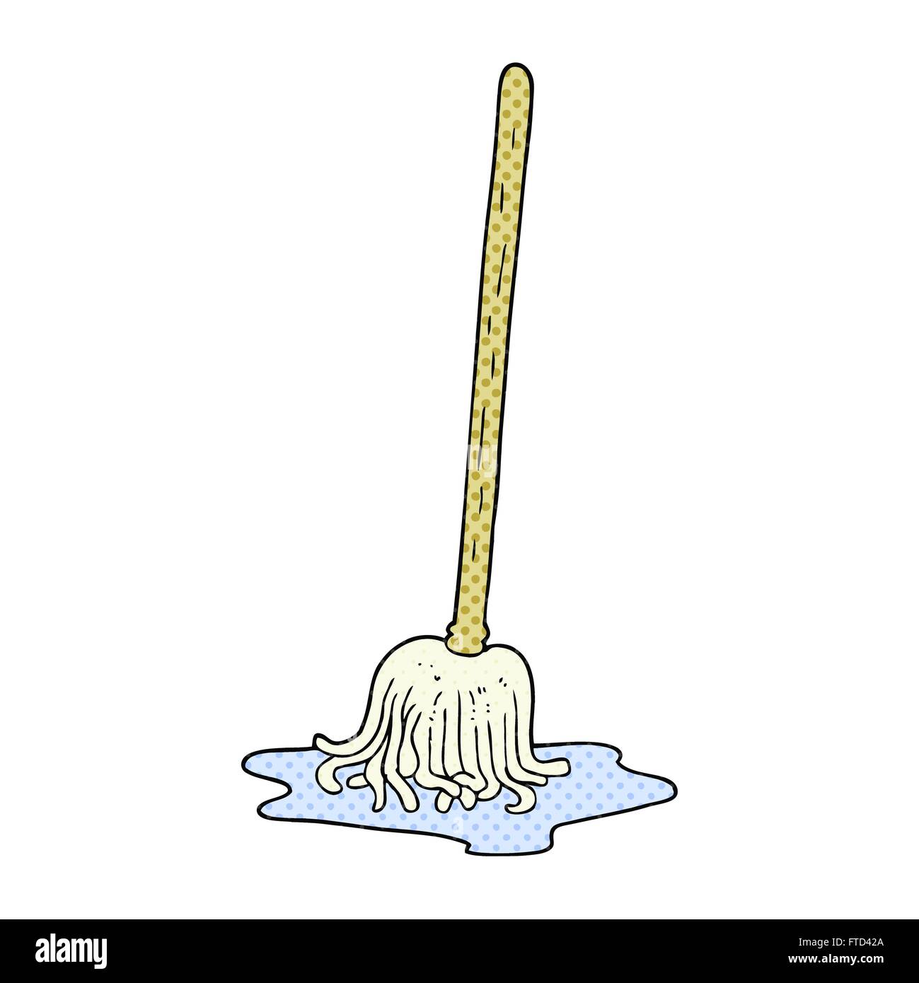 freehand drawn cartoon mop Stock Vector Image & Art - Alamy