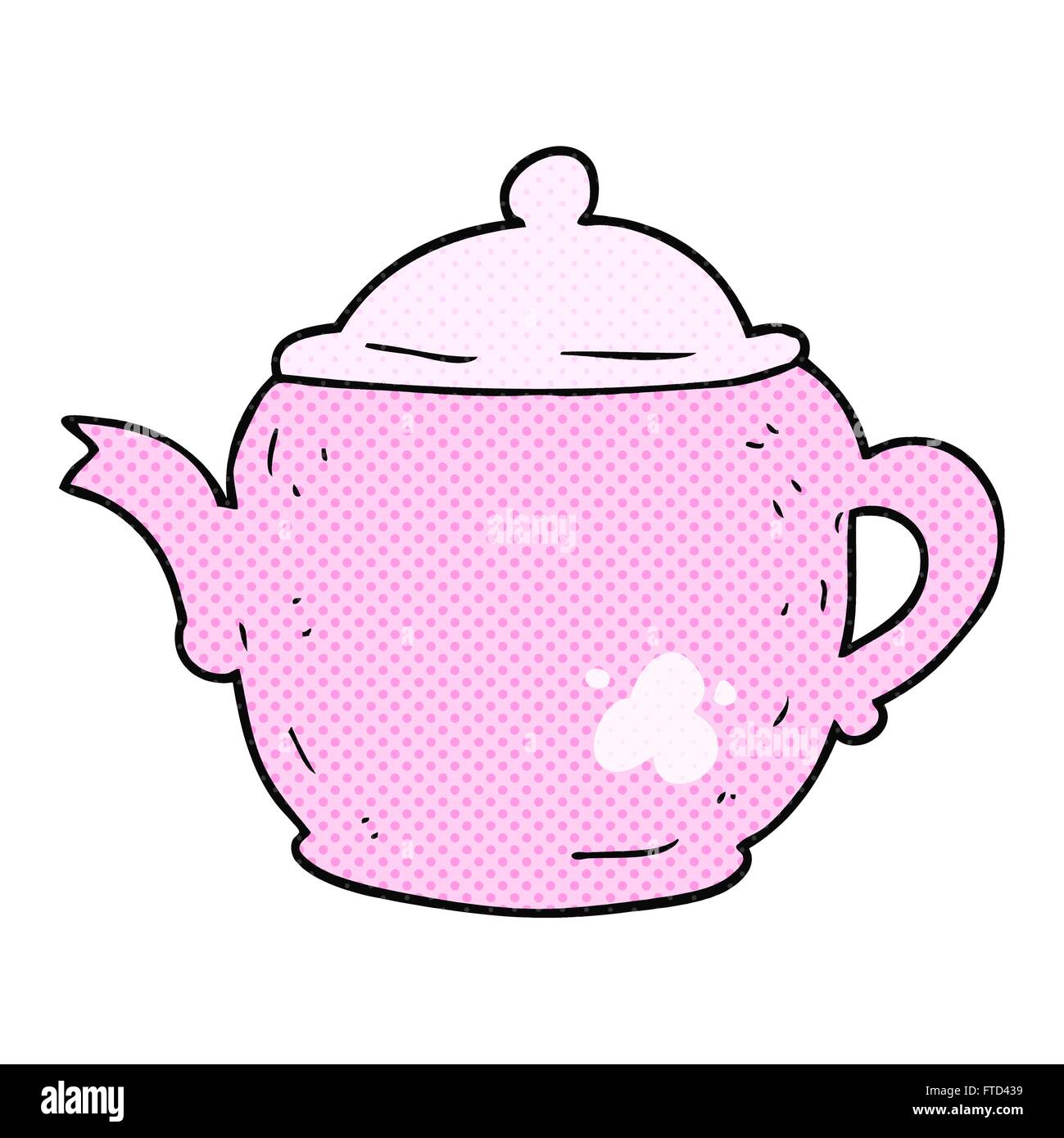 freehand drawn cartoon teapot Stock Vector Image & Art - Alamy
