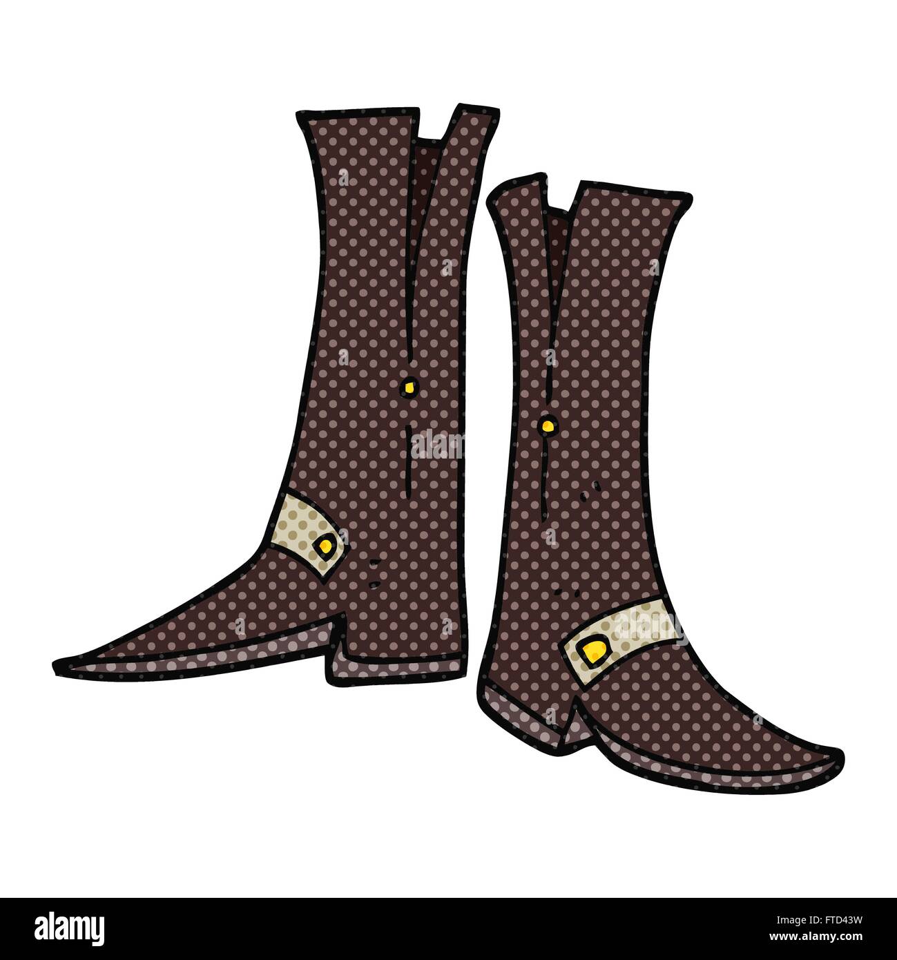 Freehand drawn cartoon boots hi-res stock photography and images - Alamy