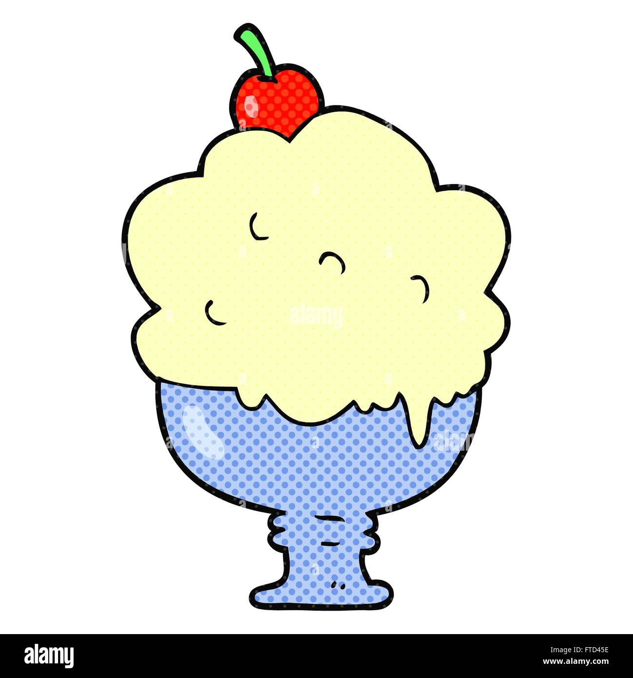 freehand drawn cartoon ice cream Stock Vector Image & Art - Alamy