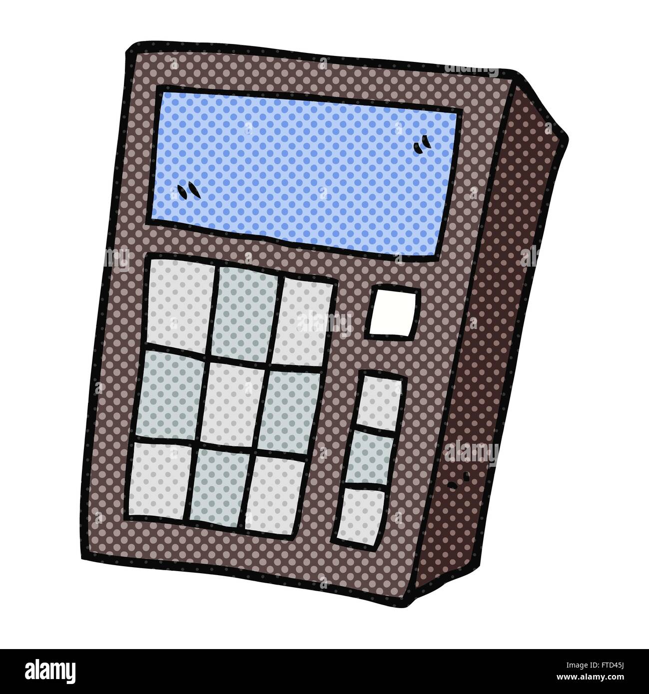 Freehand drawn retro cartoon calculator hi-res stock photography and ...