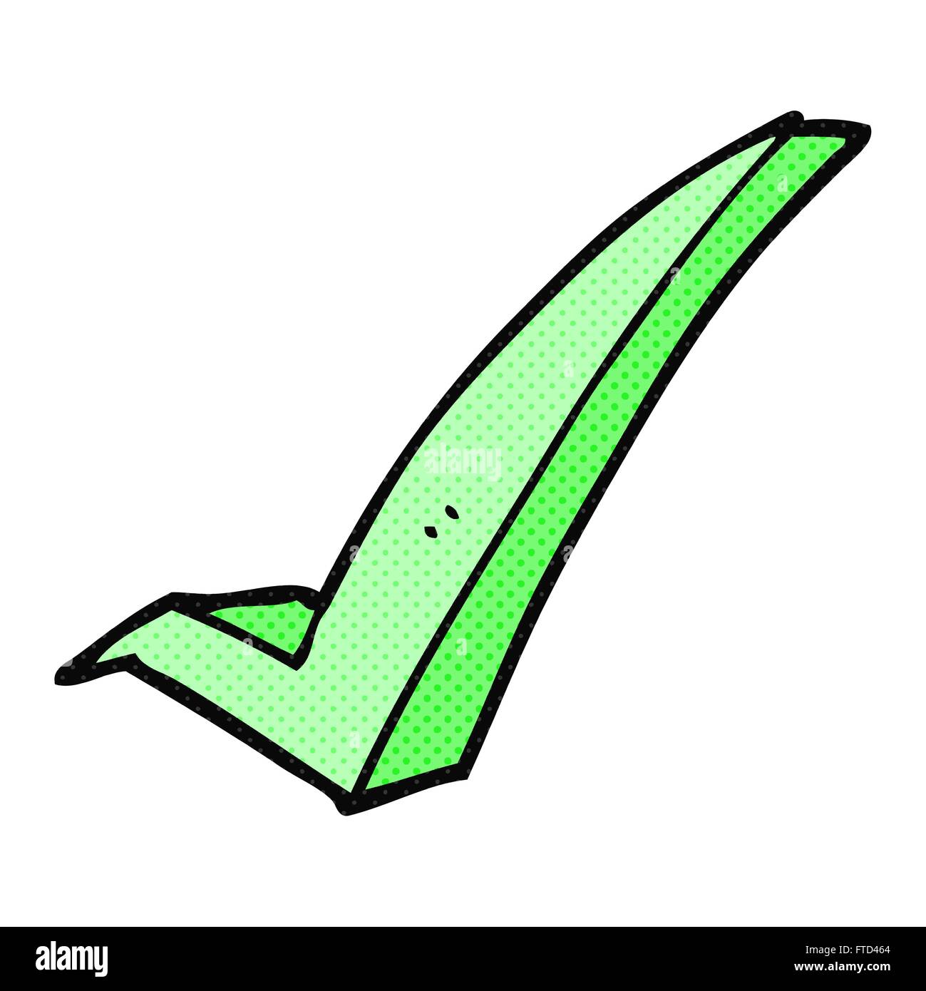 freehand drawn cartoon tick symbol Stock Vector Image & Art - Alamy