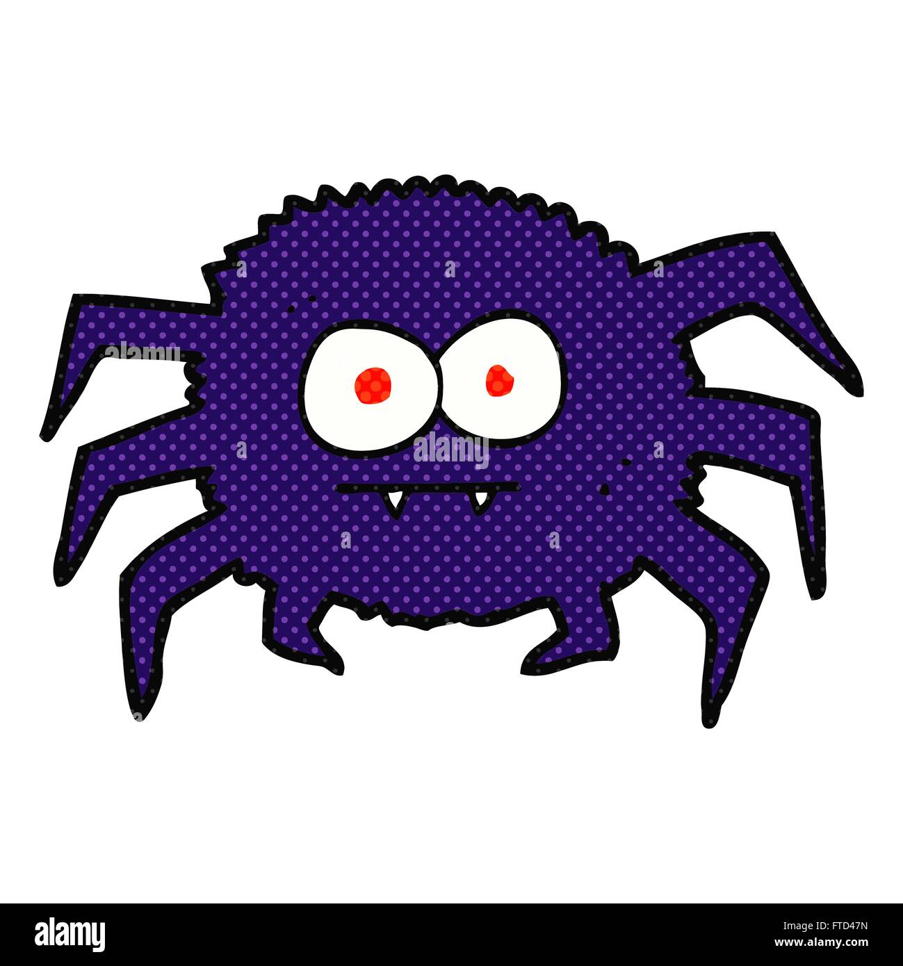 freehand drawn cartoon spider Stock Vector Image & Art - Alamy