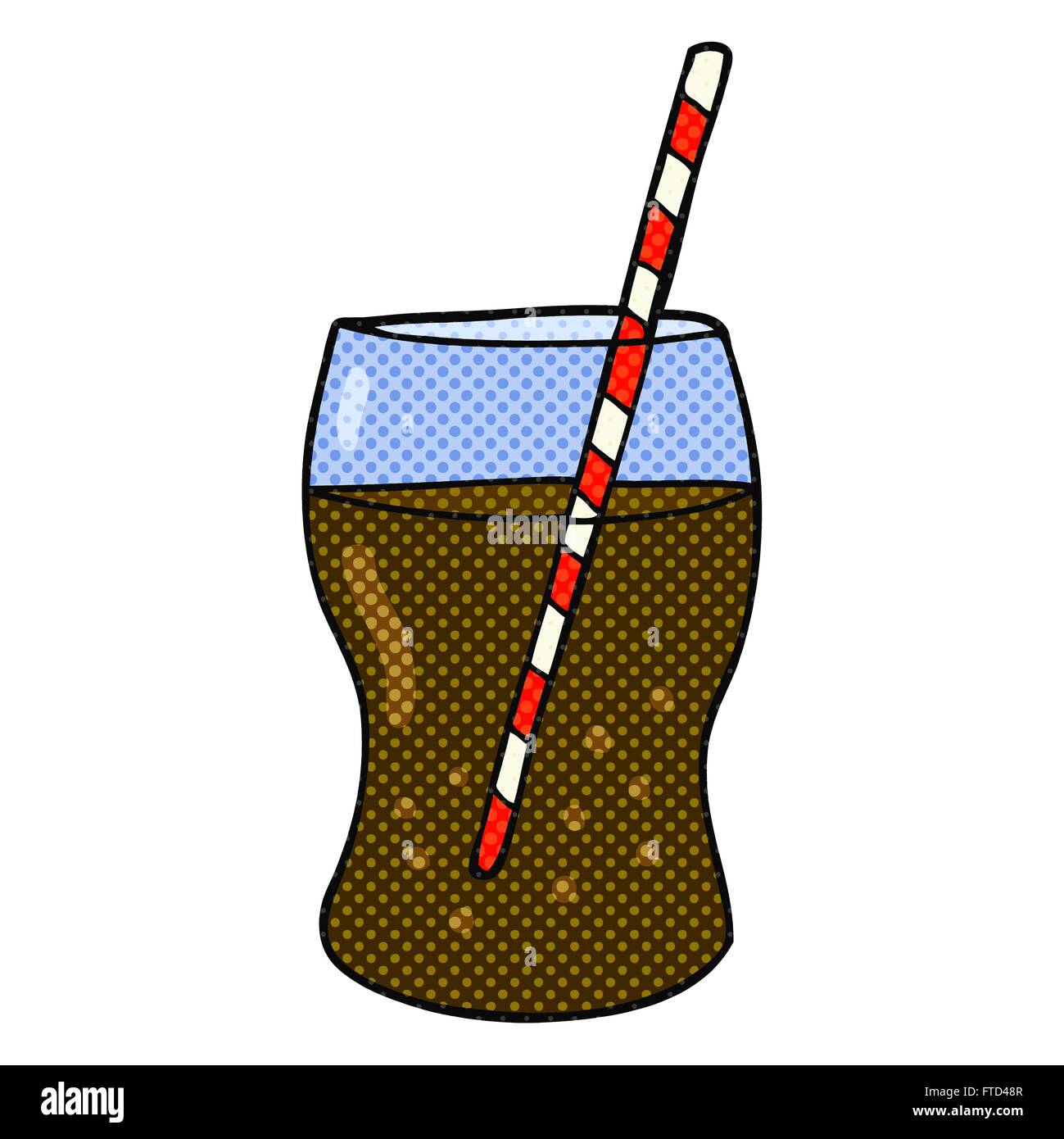 freehand drawn cartoon fizzy drink Stock Vector Image & Art - Alamy