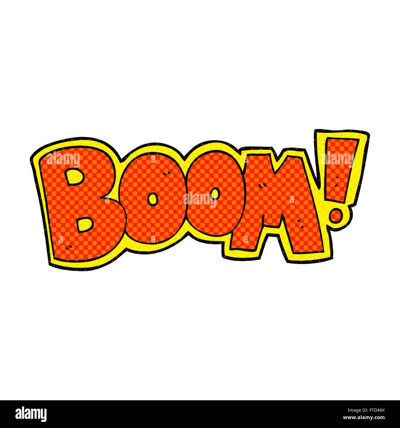 freehand drawn cartoon boom symbol Stock Vector Image & Art - Alamy