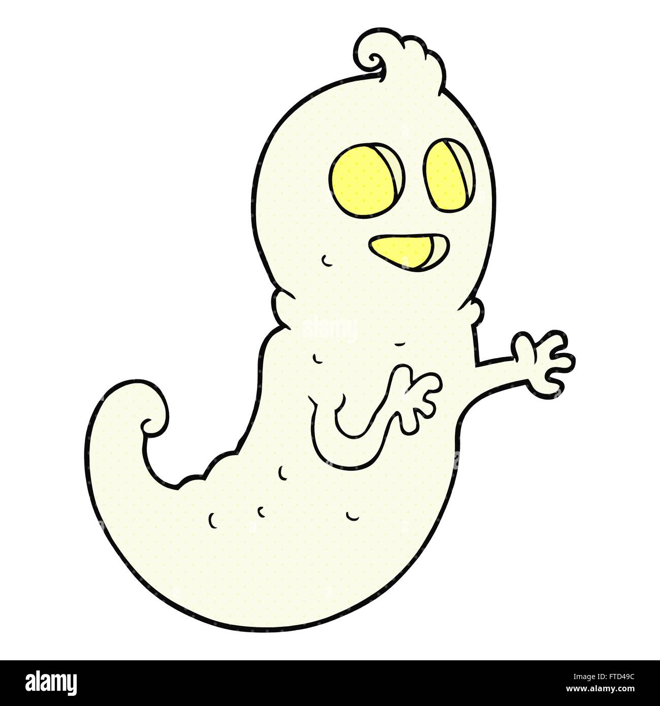 freehand drawn cartoon ghost Stock Vector Image & Art - Alamy