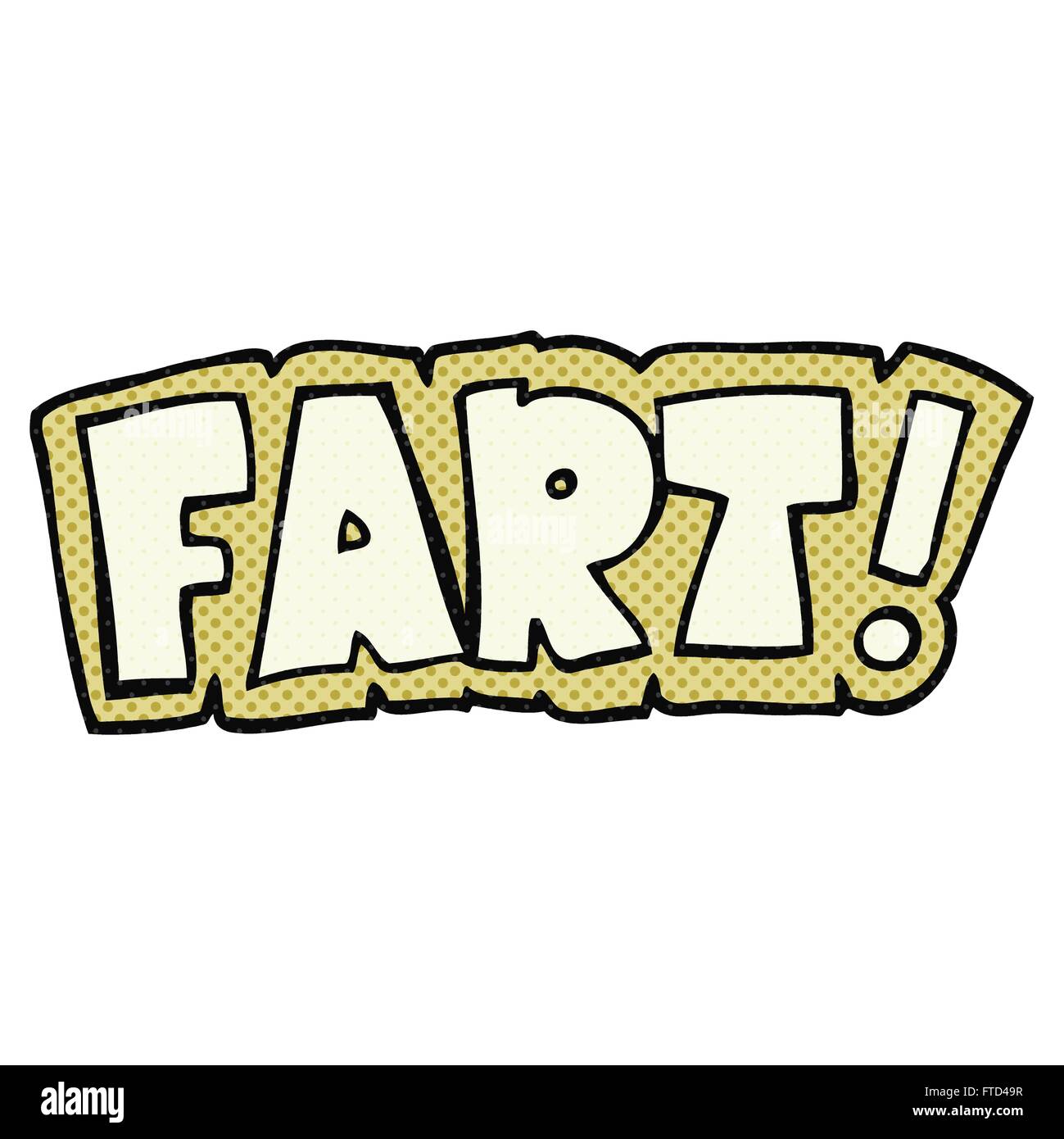 freehand drawn cartoon fart symbol Stock Vector Image & Art - Alamy