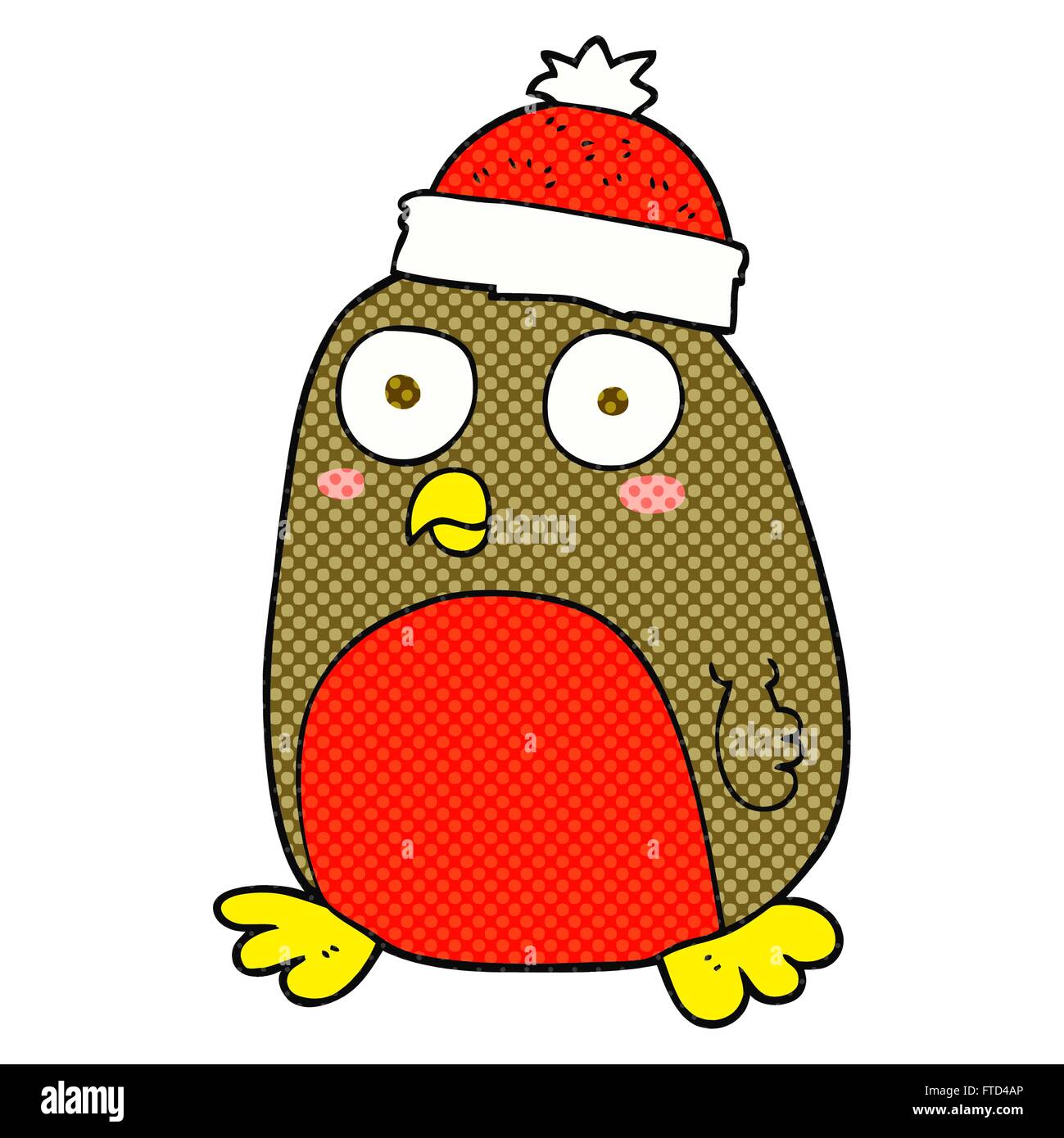 Traditional christmas robin drawing hi-res stock photography and images ...