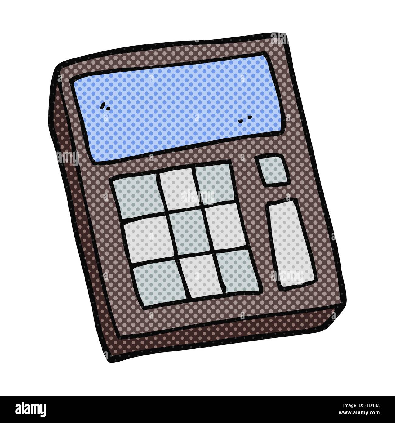 freehand drawn cartoon calculator Stock Vector Image & Art - Alamy