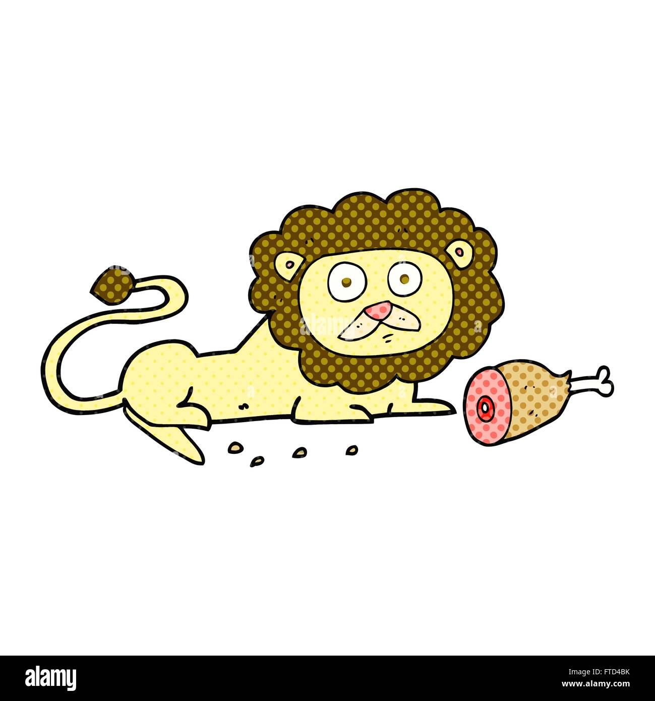 freehand drawn cartoon lion Stock Vector Image & Art - Alamy