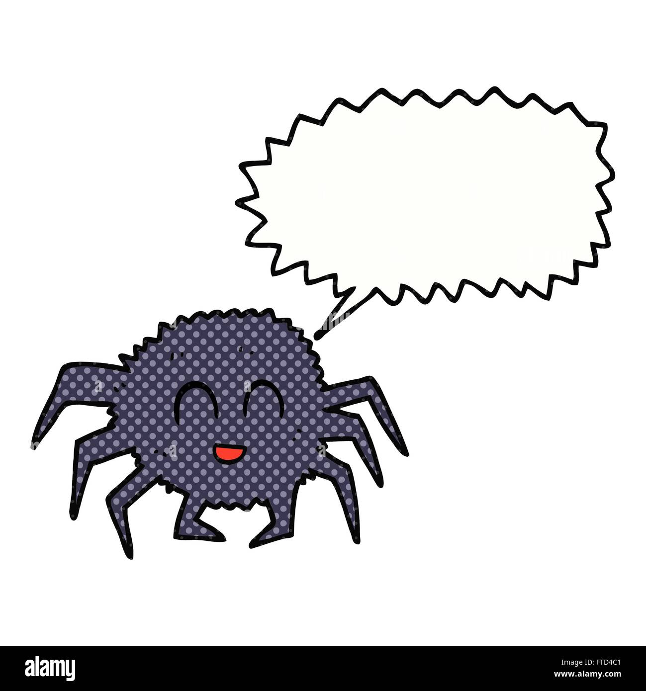freehand drawn cartoon spider Stock Vector Image & Art - Alamy