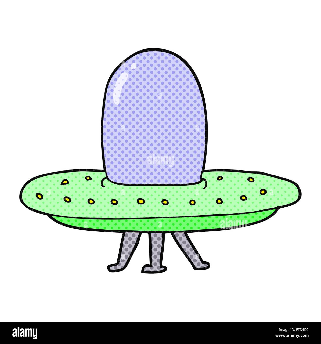 freehand drawn cartoon spaceship Stock Vector Image & Art - Alamy