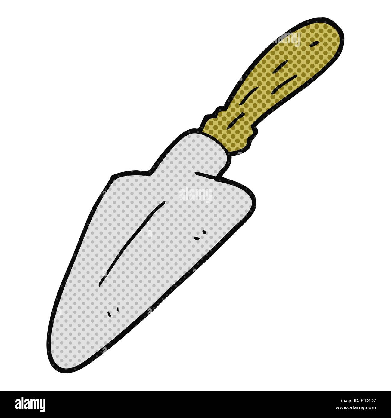 freehand drawn cartoon trowel Stock Vector Image & Art - Alamy