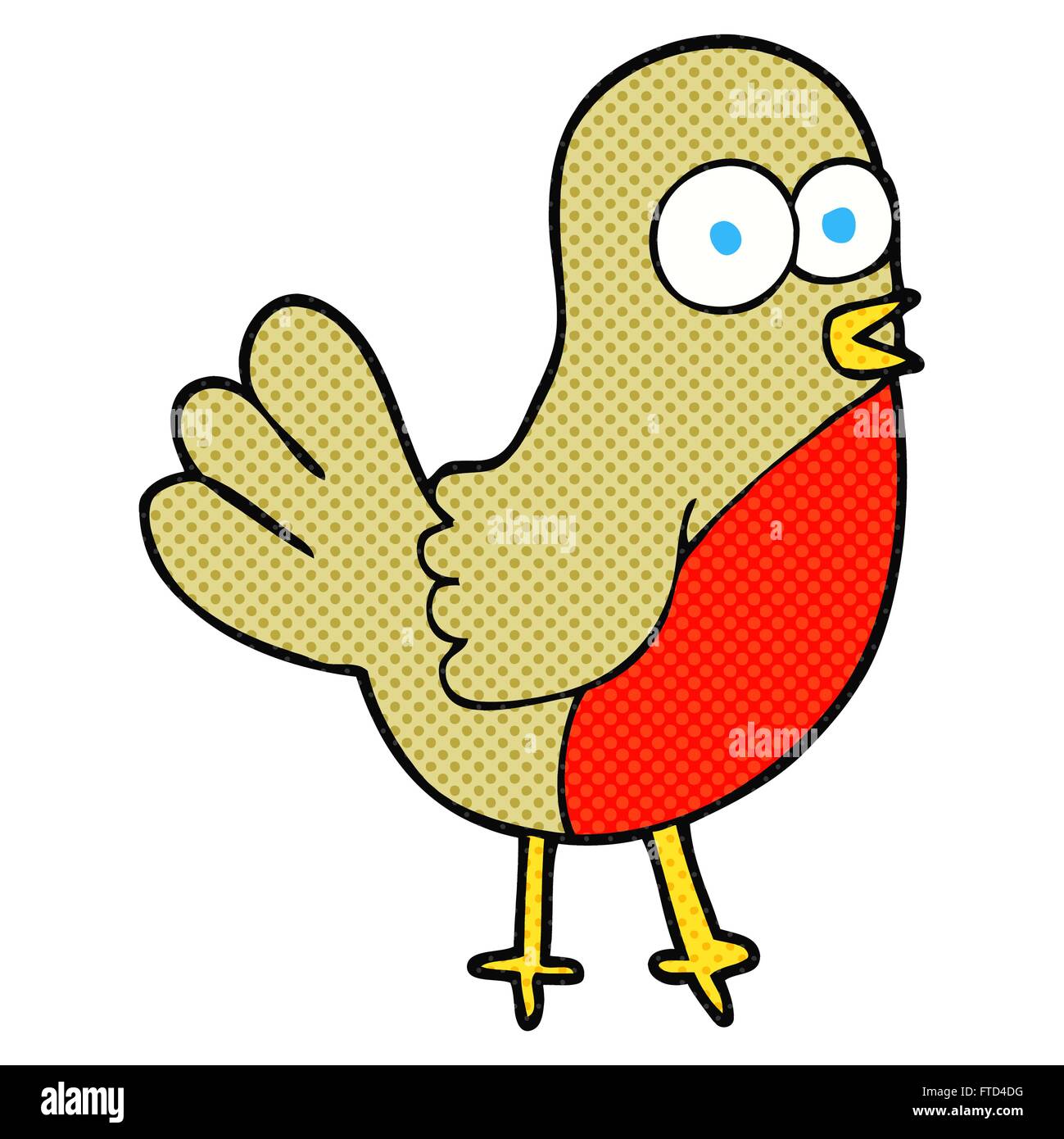 freehand drawn cartoon robin Stock Vector Image & Art - Alamy