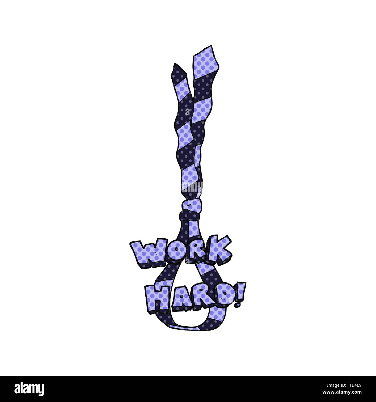 freehand drawn cartoon work hard symbol Stock Vector Image & Art - Alamy