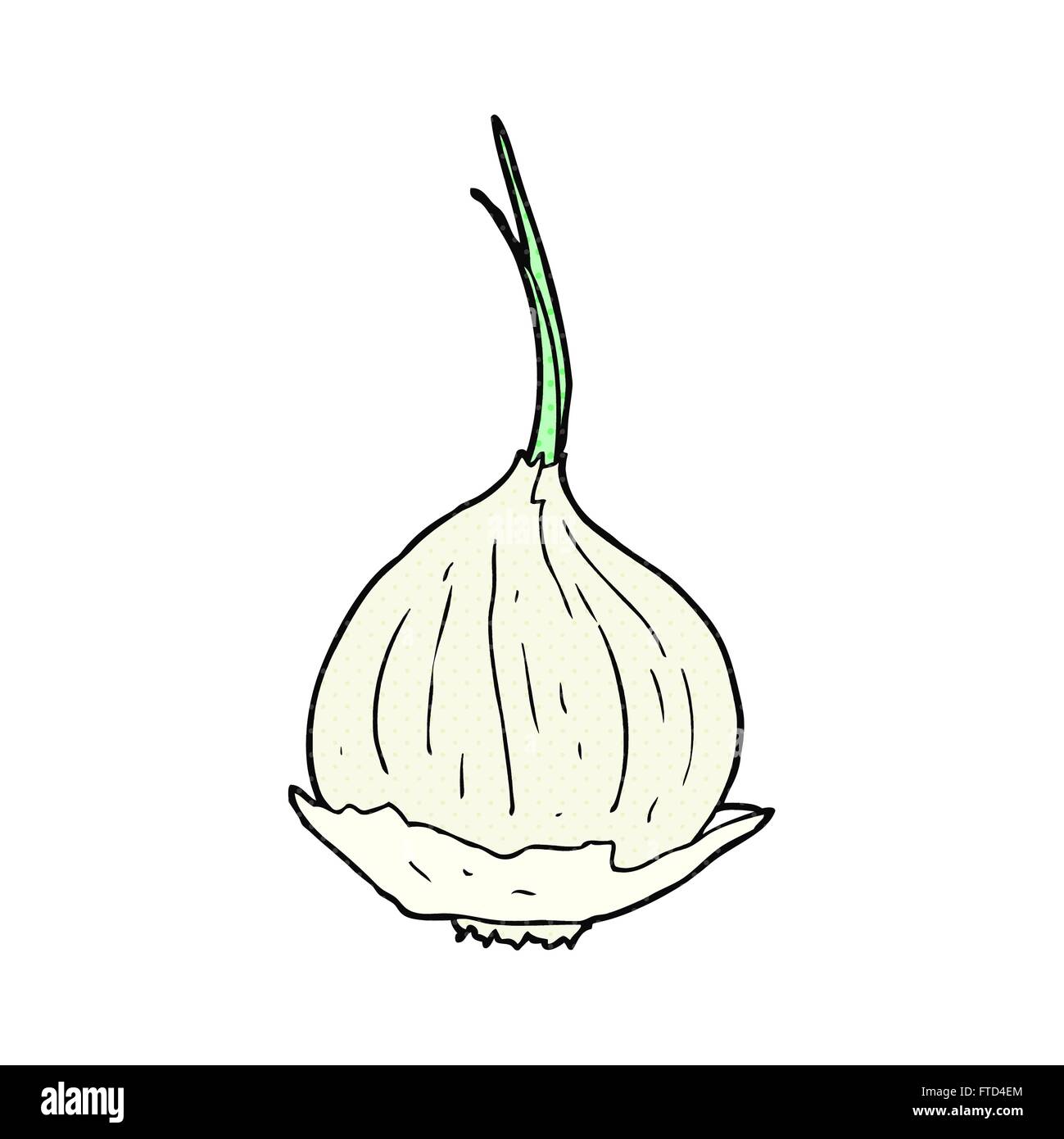 freehand drawn cartoon onion Stock Vector Image & Art - Alamy