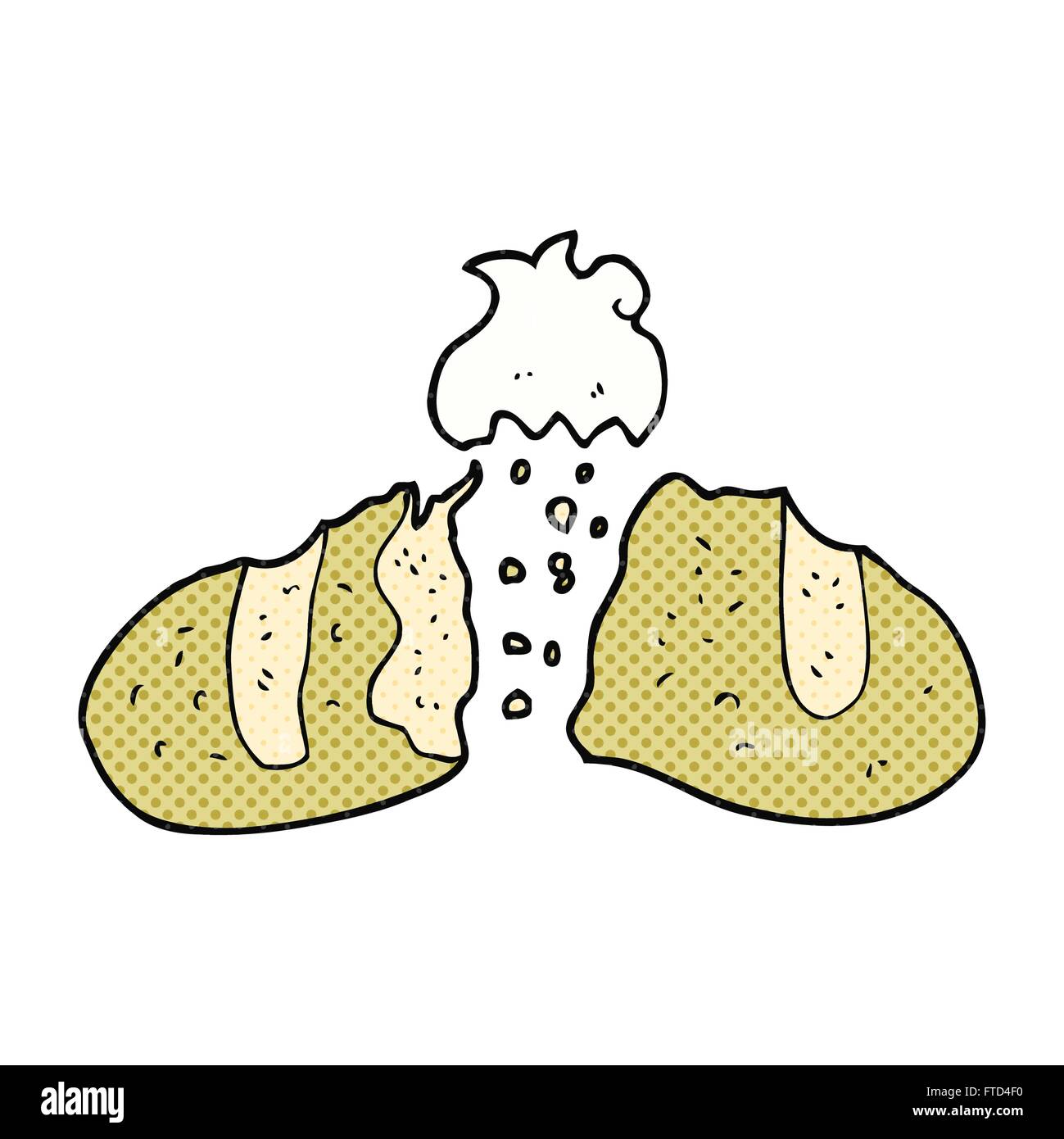 freehand drawn cartoon loaf of bread Stock Vector Image & Art - Alamy