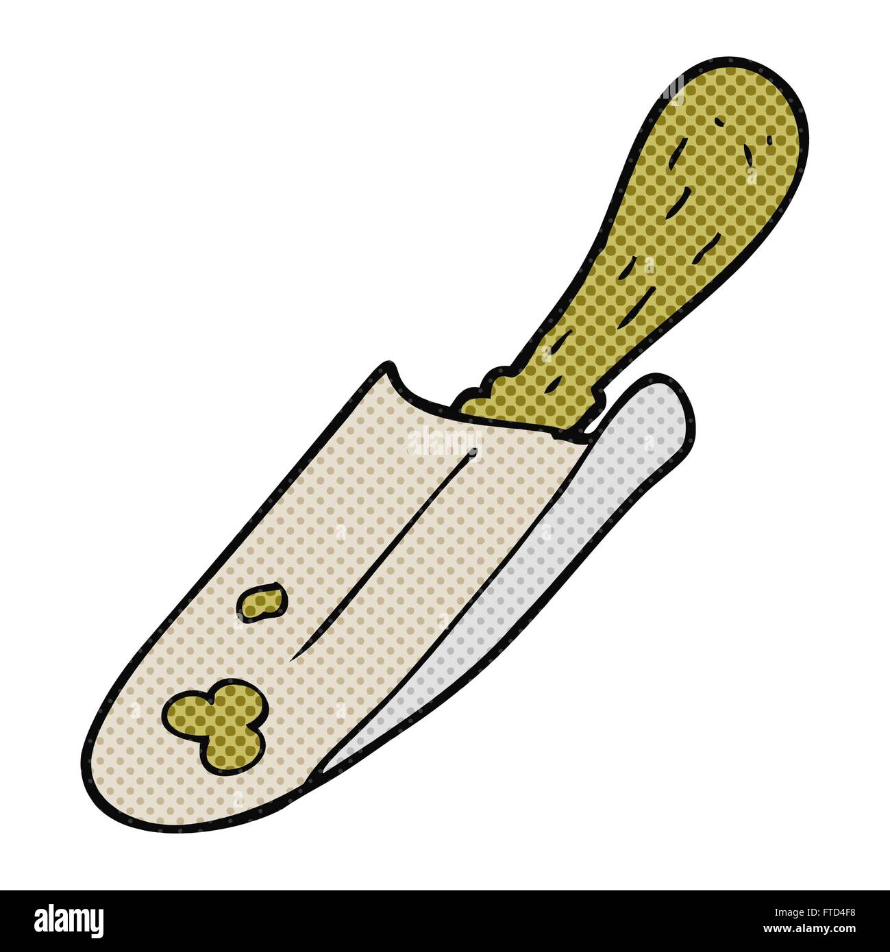 freehand drawn cartoon shovel Stock Vector Image & Art - Alamy