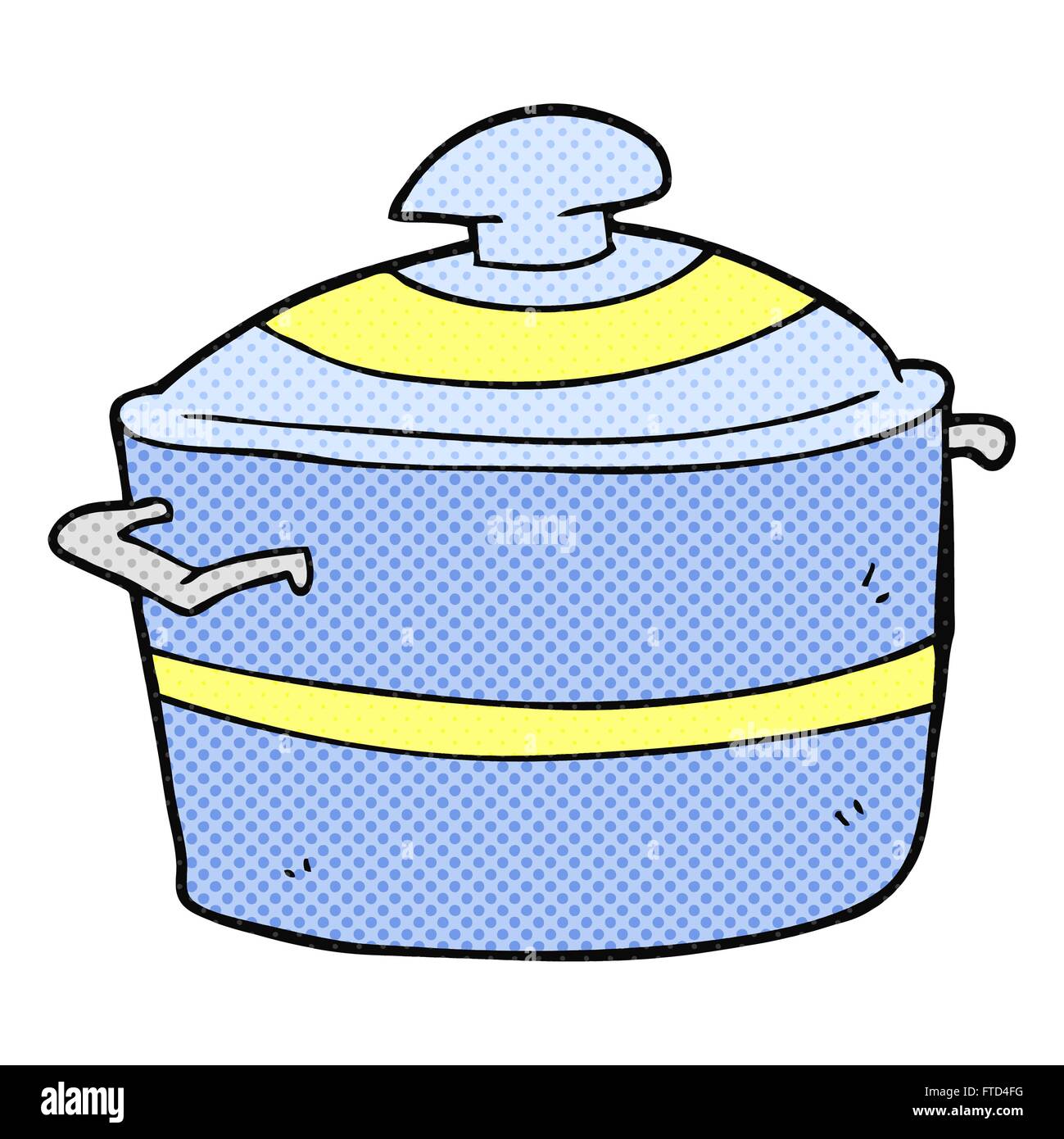 Freehand drawn cartoon cooking pot hi-res stock photography and images ...