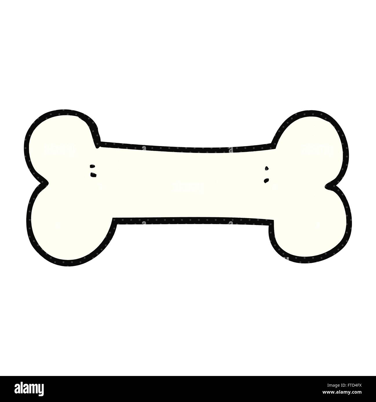 freehand drawn cartoon bone Stock Vector Image & Art - Alamy