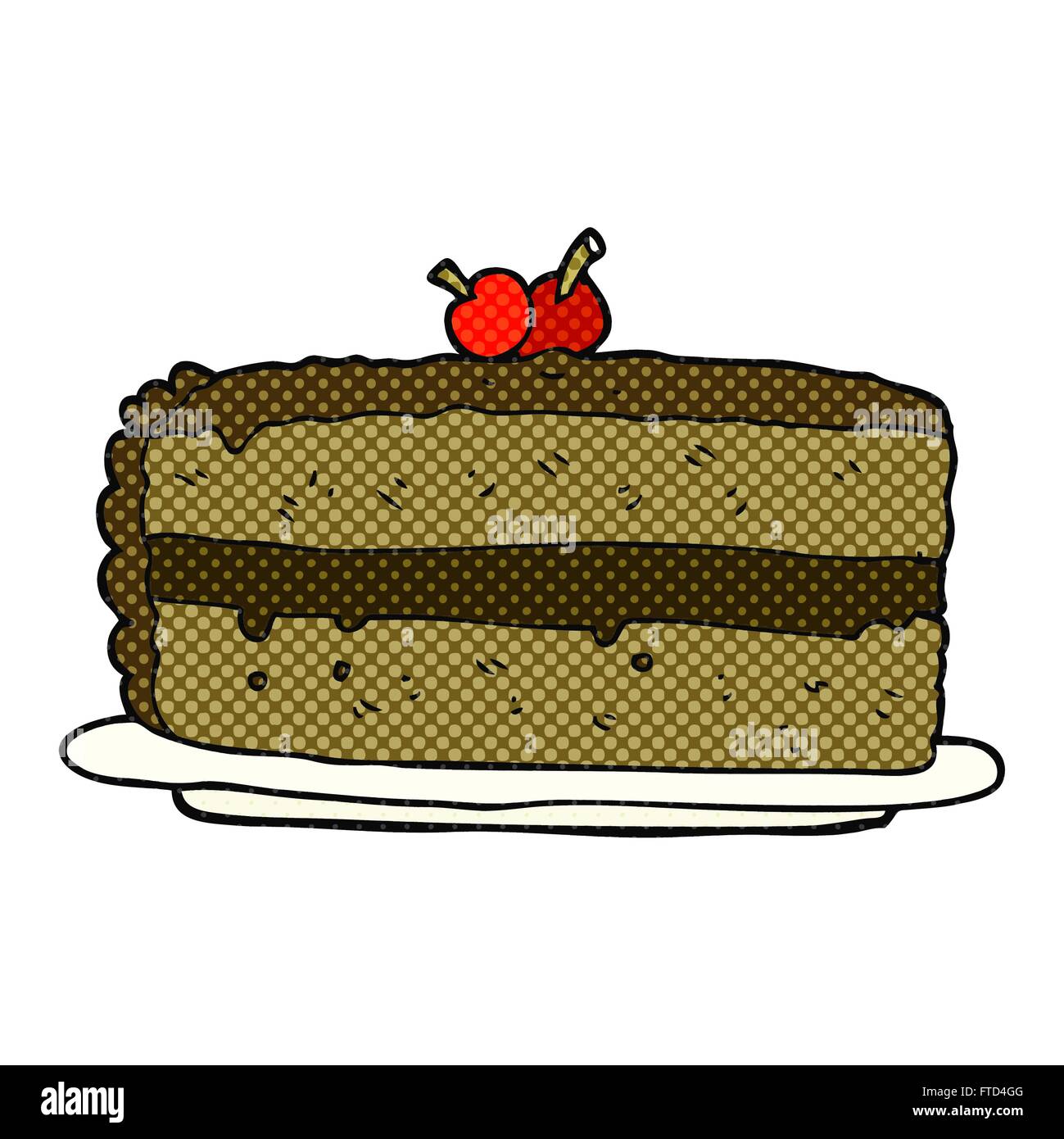 freehand drawn cartoon cake Stock Vector Image & Art - Alamy