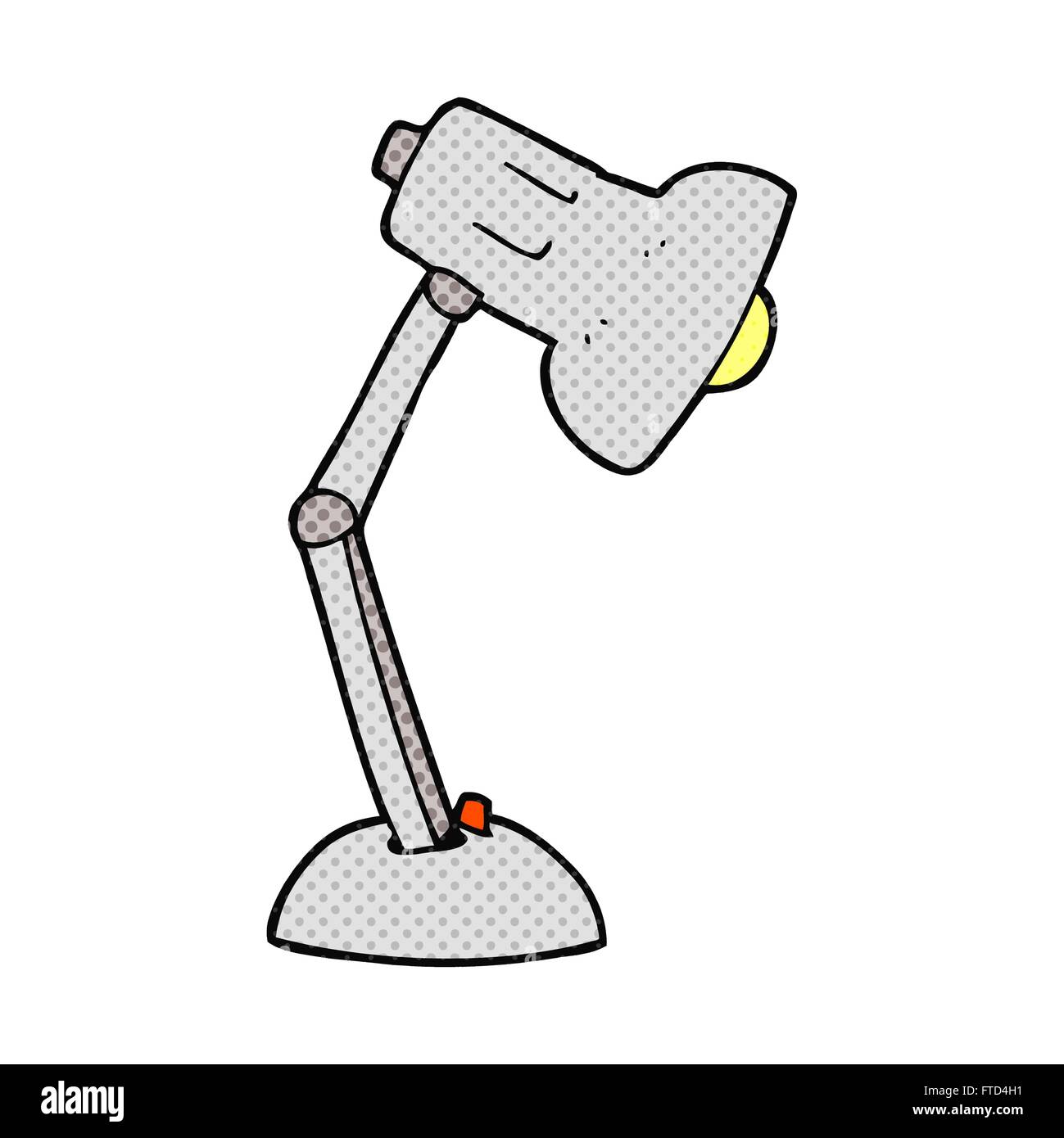 freehand drawn cartoon desk lamp Stock Vector Image & Art - Alamy
