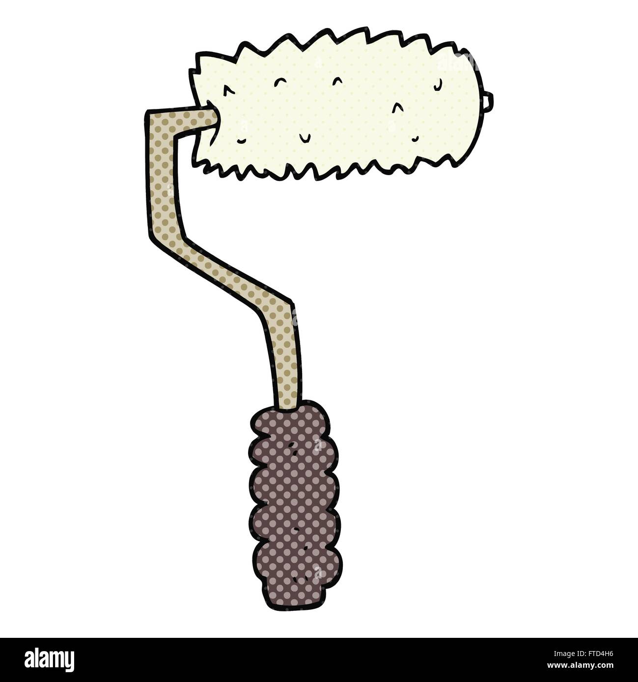 freehand drawn cartoon paint roller Stock Vector Image & Art - Alamy