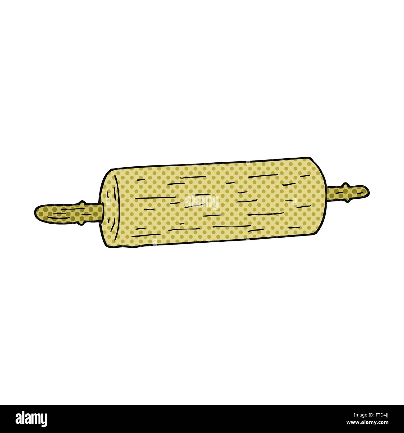 freehand drawn cartoon rolling pin Stock Vector Image & Art - Alamy